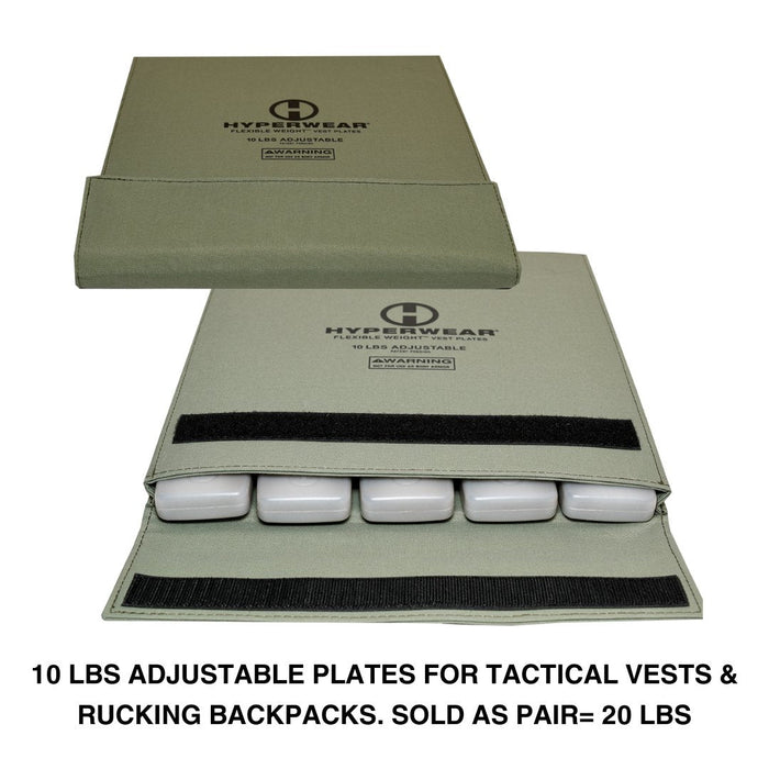 Adjustable Flexible Rucking Weights - Ruck Plates » Hyperwear