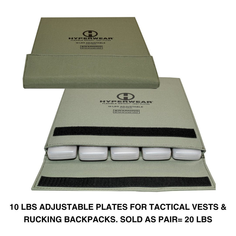 Adjustable Flexible Rucking Weights - Ruck Plates » Hyperwear