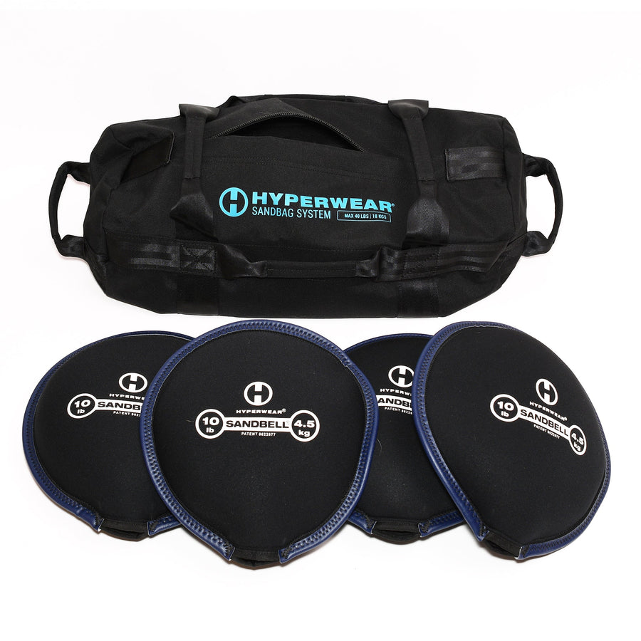 Hyperwear Workout Sandbags - Pre-filled SandBells Included